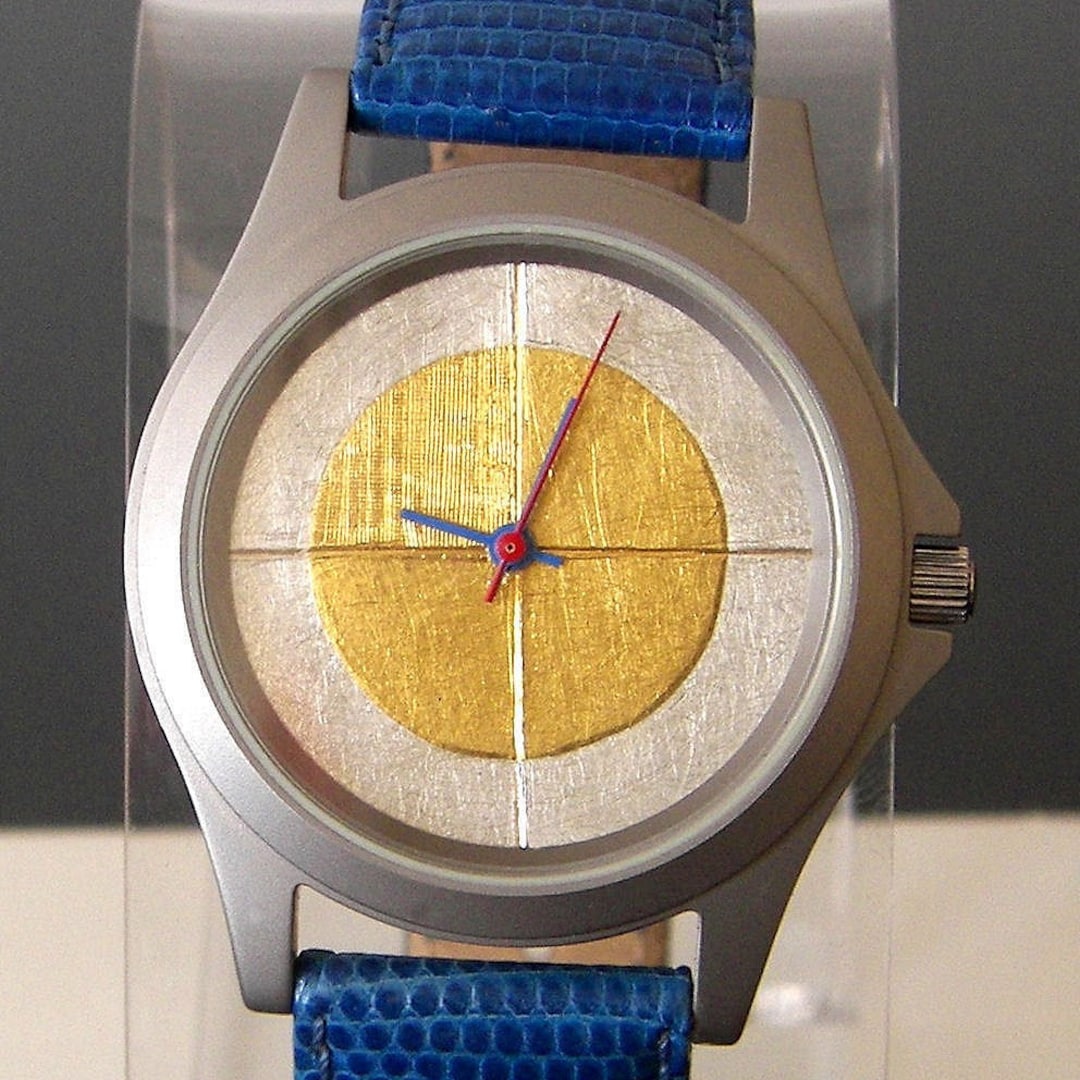 Watch With 24 Karat Gold and Argentium Silver - Etsy