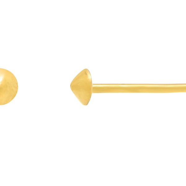 24k Gold Studs - Etsy