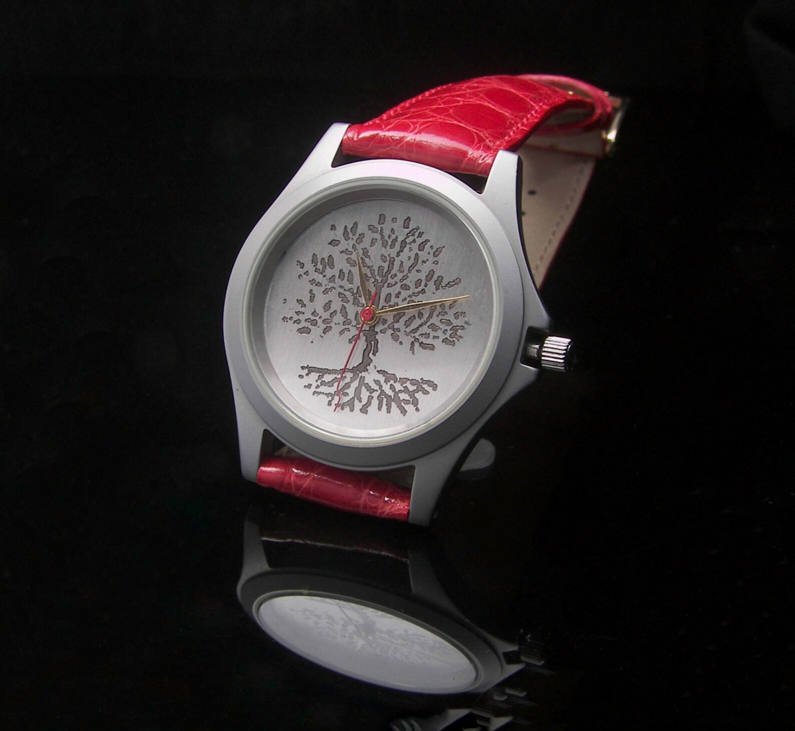 Silver Argentium Tree of Life Watch - Etsy