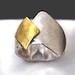 Gold Keum-boo Ring With Silver Argentium Base - Etsy