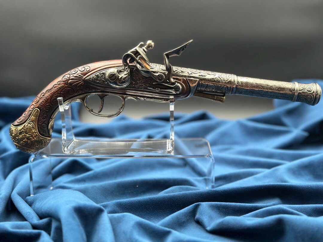 DEKO Non-firing Flintlock Pistol , INDIA 18th. Century 35.56 Cm - Etsy
