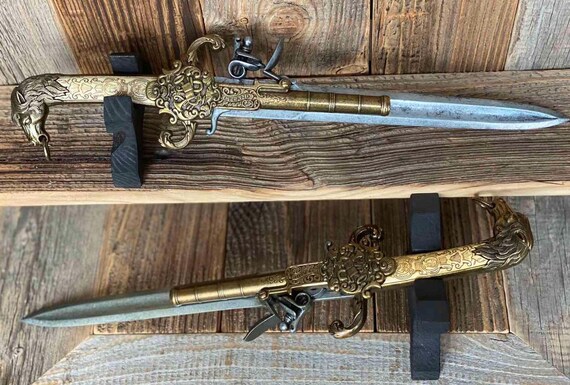DEKO Flintlock Pistol Dagger ( pro Stück ) - Gem