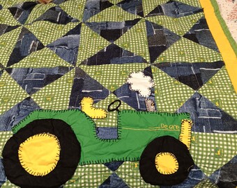 Spring Blossoms Lap Quilt Handmade Appliqued, Quilted! - Etsy