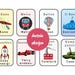 32 Transportation Vocabulary Flashcards, Turkish German Vehicle ...