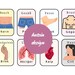 30 BILINGUAL Turkish German BODY PARTS Flashcards - Digital Download ...