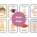 30 BILINGUAL Turkish German BODY PARTS Flashcards - Digital Download ...