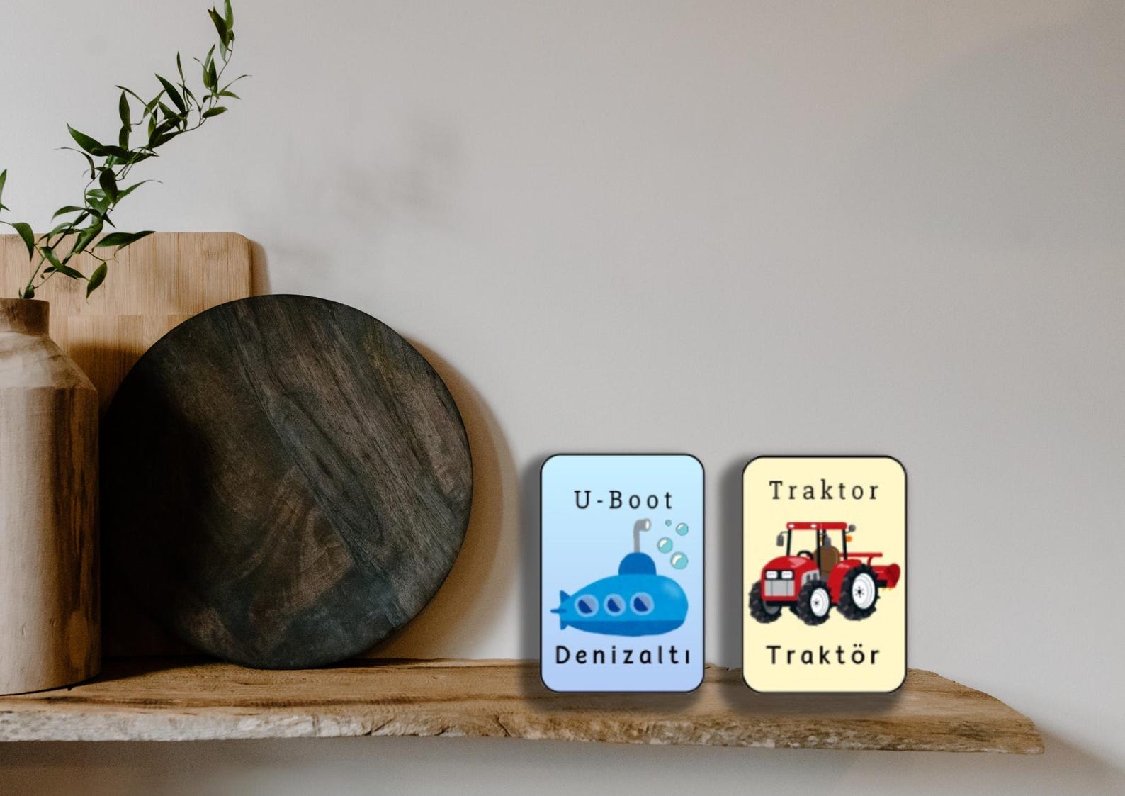 32 Transportation Vocabulary Flashcards, Turkish German Vehicle ...