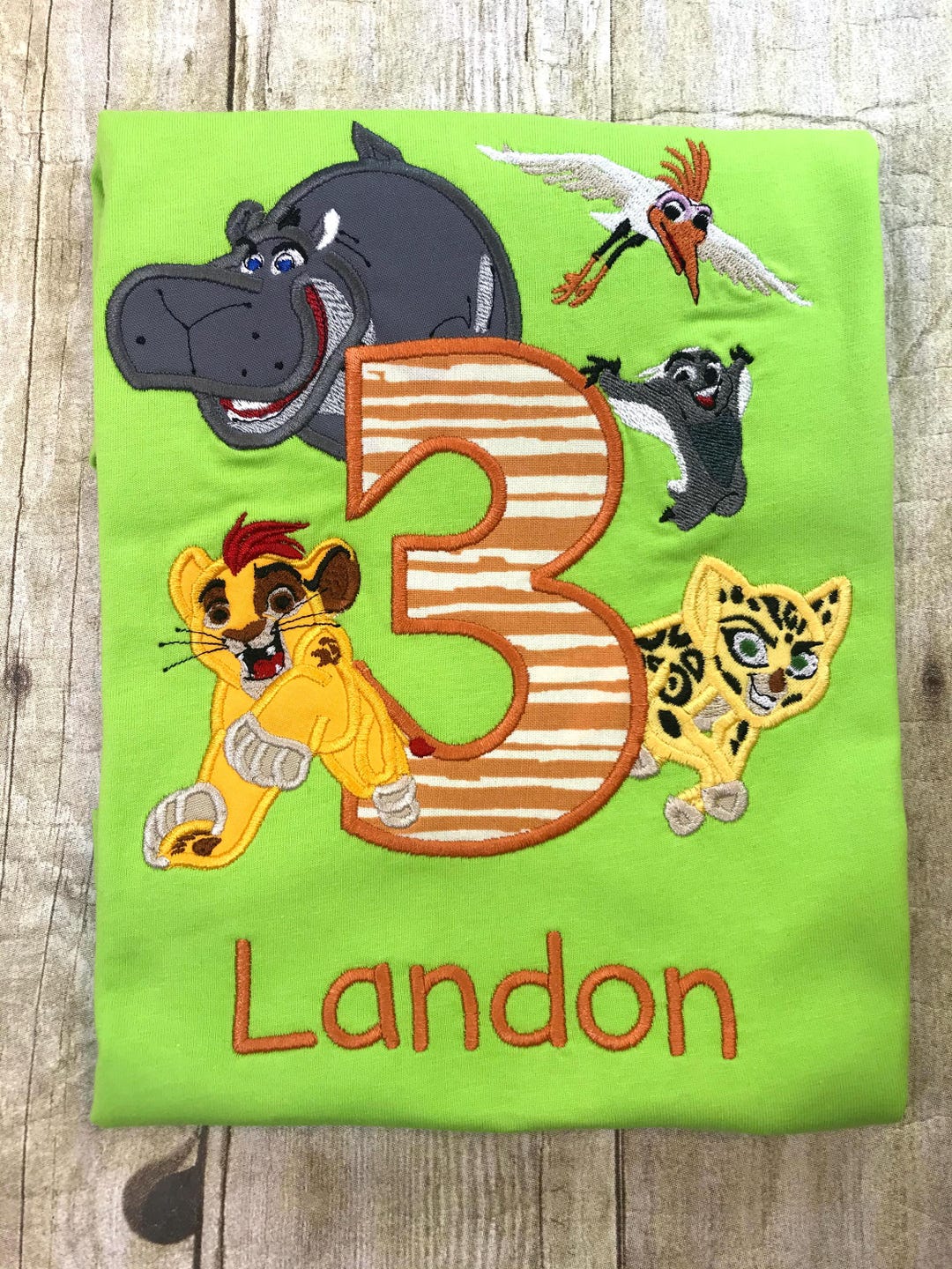Lion Guard Personalized Birthday Shirt - Etsy