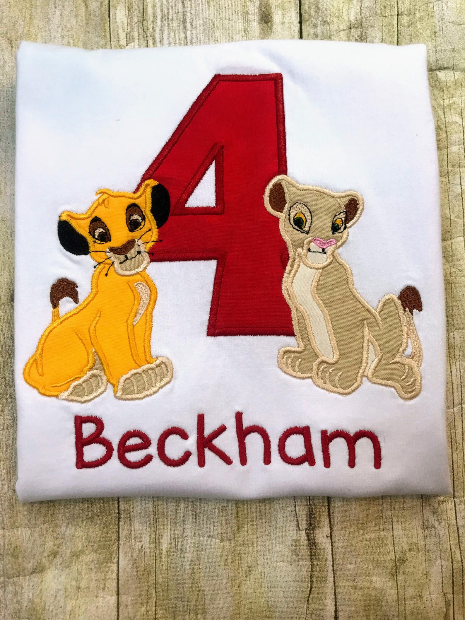 Simba & Nala Personalized Birthday Shirt - Etsy
