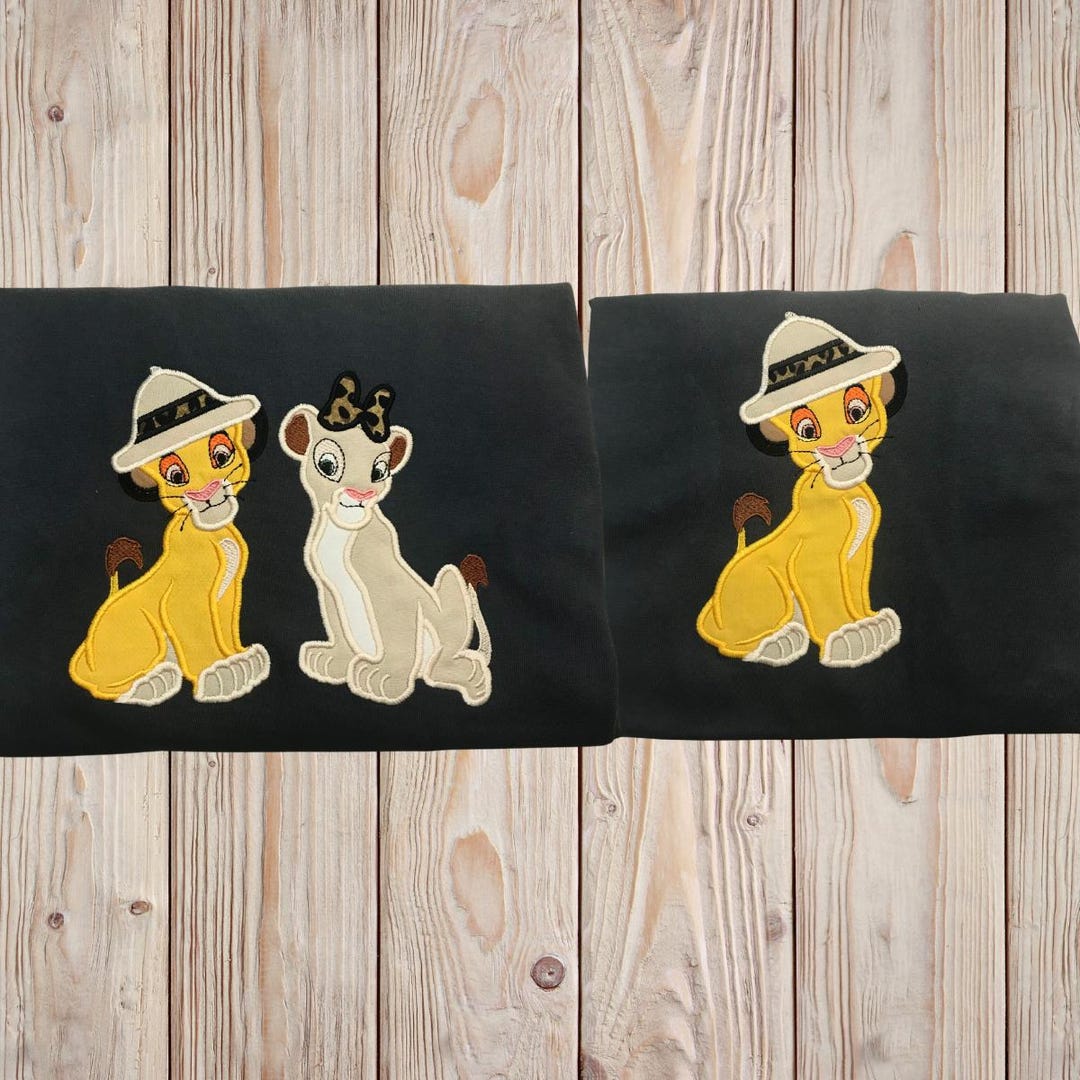 Simba or Simba & Nala Safari Shirts - Etsy