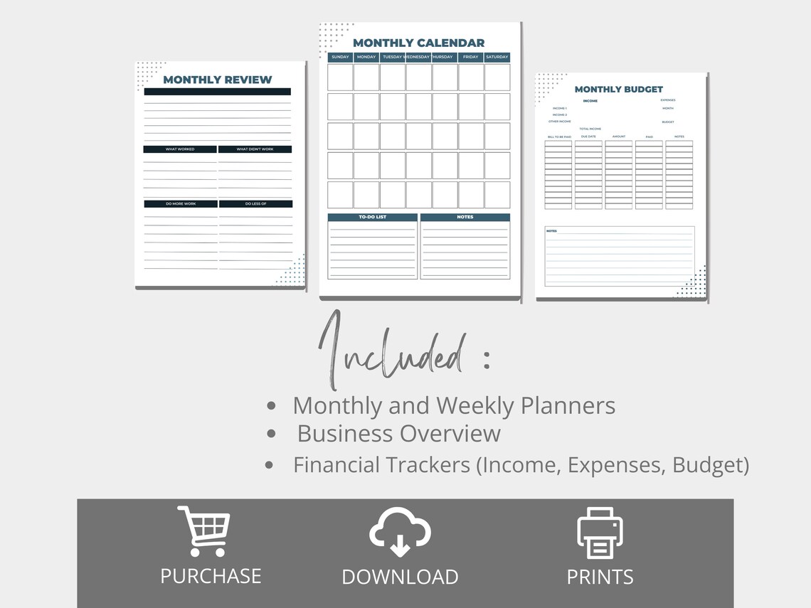 Small Business Planner Bundle, Printable Business Planner Bundle, Small ... Small Business Planner Bundle, Printable Business Planner Bundle, Small ...