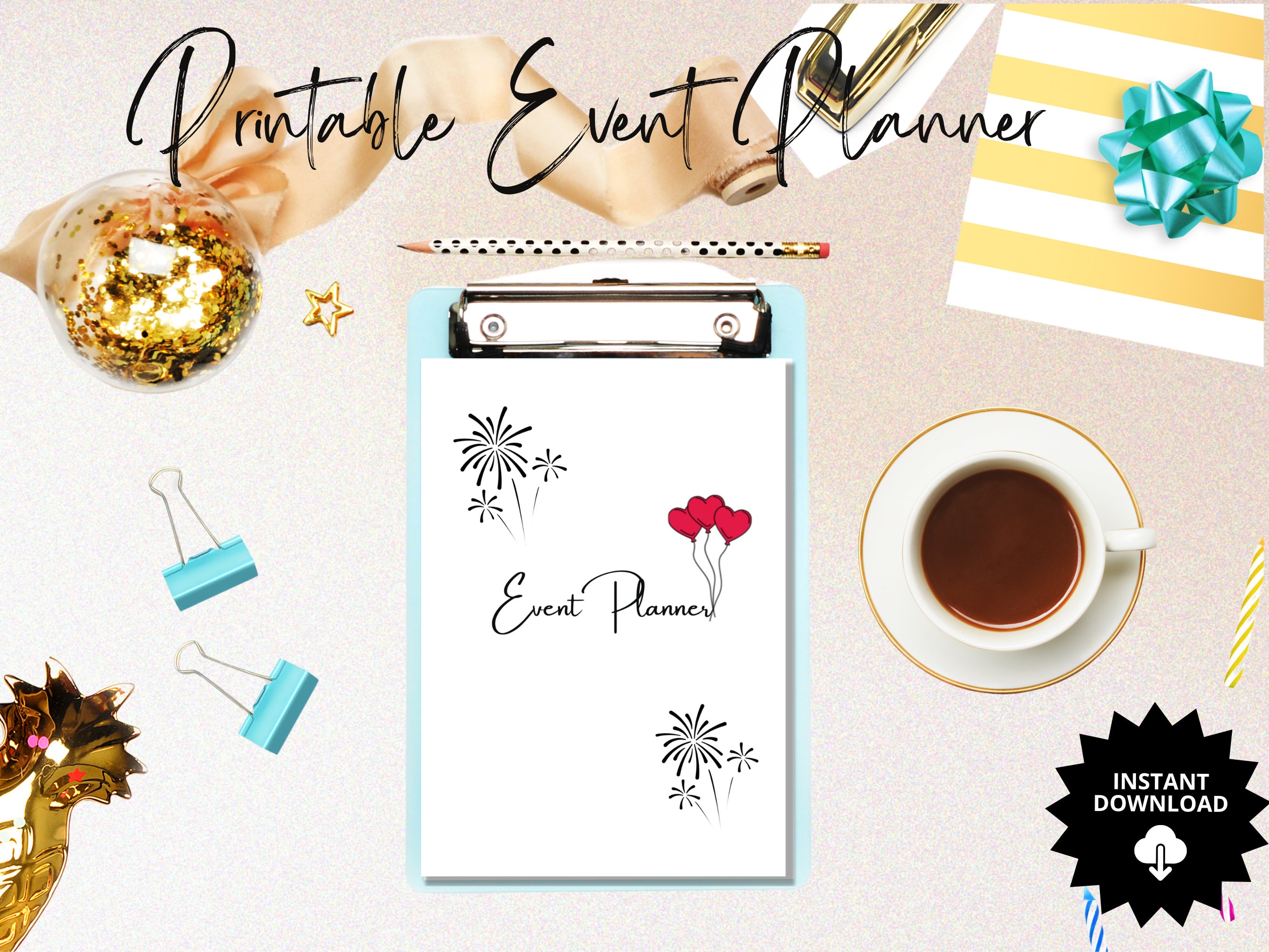 Event Planner, Printable Event Planner, Birthday Party Organiser, Event ...