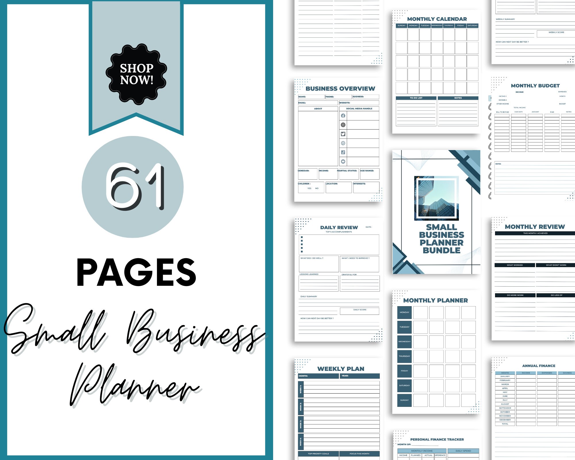 Small Business Planner Bundle, Printable Business Planner Bundle, Small ... Small Business Planner Bundle, Printable Business Planner Bundle, Small ...