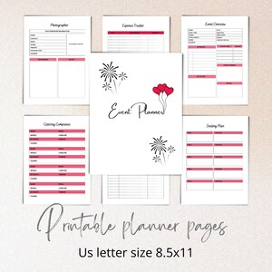 Event Planner, Printable Event Planner, Birthday Party Organiser, Event ...