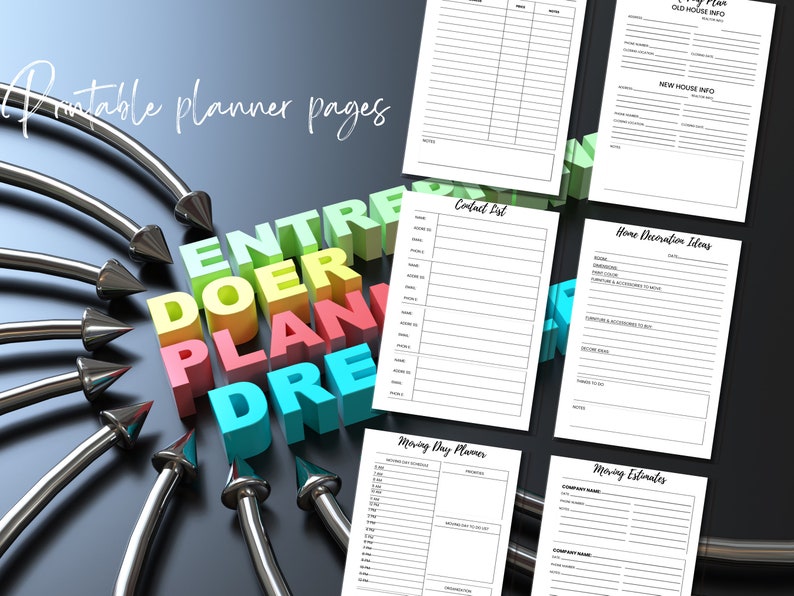 Ultimate Life Planner, Life Planner Printable, Printable Daily Planner ...