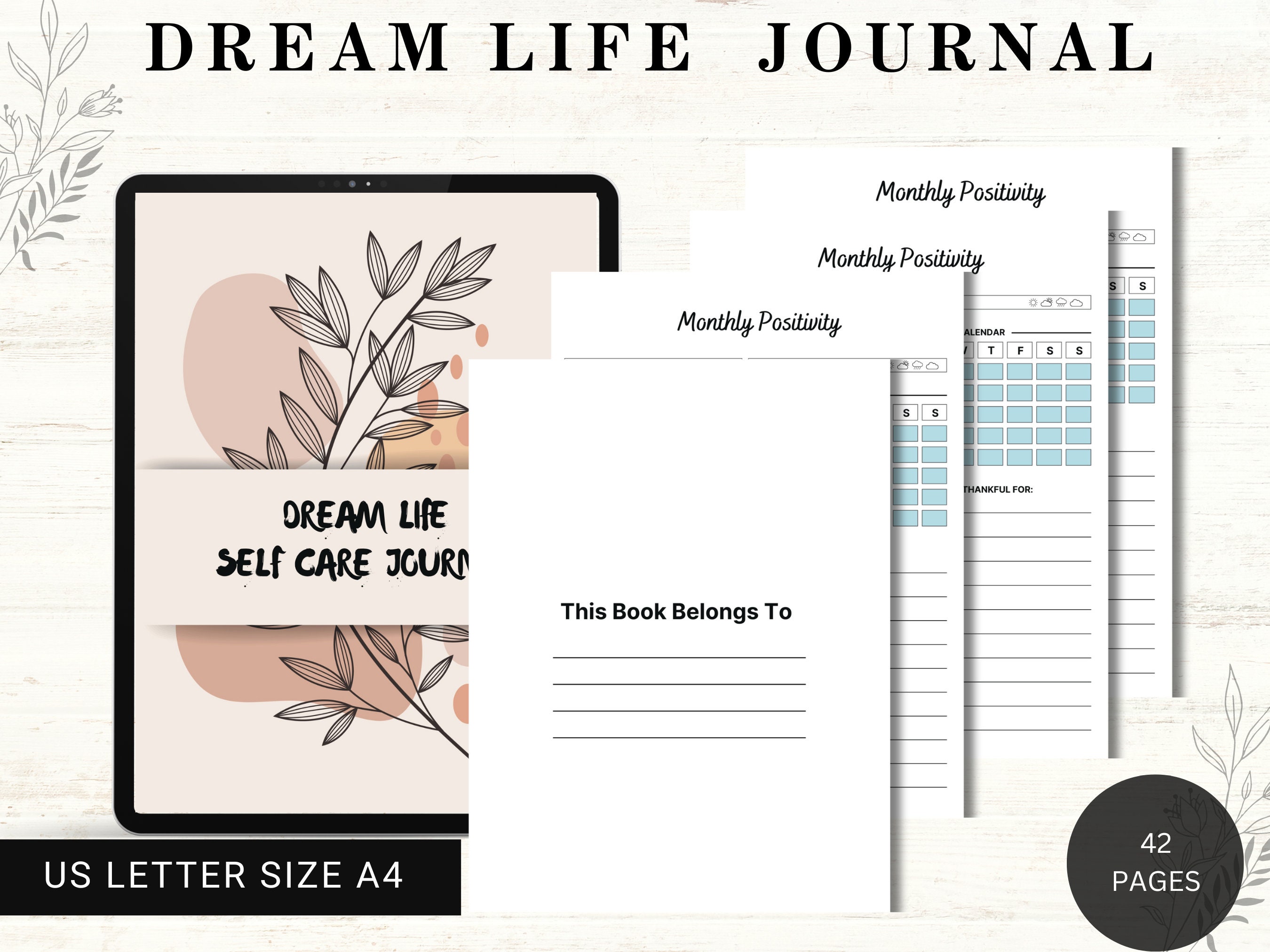 Dream Life Journal, Dream Tracker Printable, Manifestation Journal ...