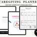 Caregiving Planner, Caregiver Planner Printable, Home Health Care Form ...