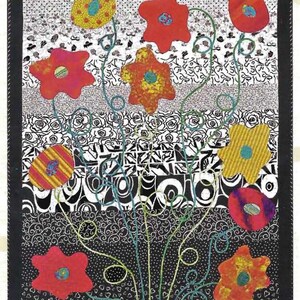 A Rose Tinted Life Quilt or Wall Hanging Pattern From Lizzie B Creative ...