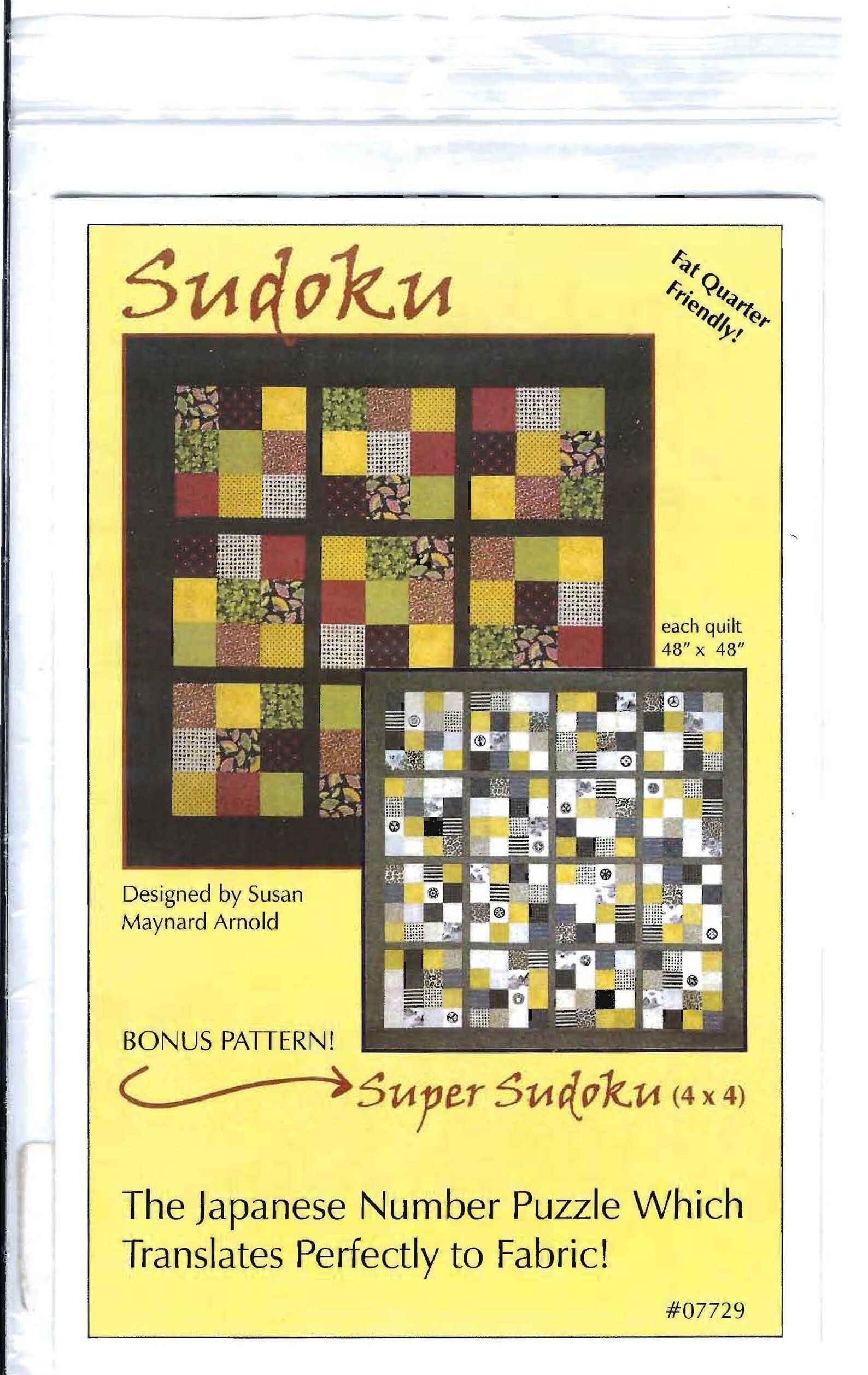 Sudoku Japanese Number Puzzle Quilt Pattern - Etsy