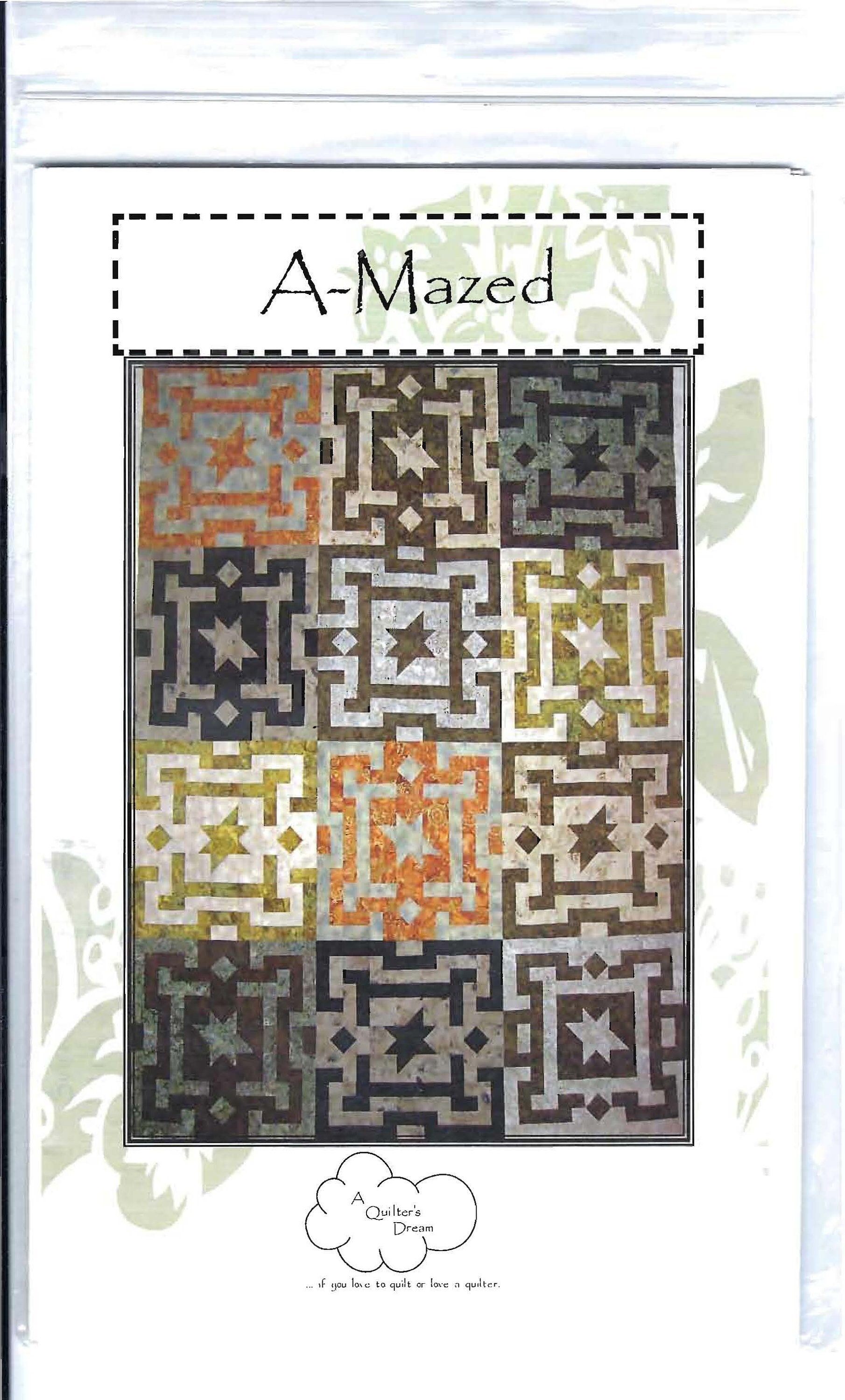 A-mazed Quilt Pattern by A Quilter's Dream Makes 6 Sizes of Quilt From ...