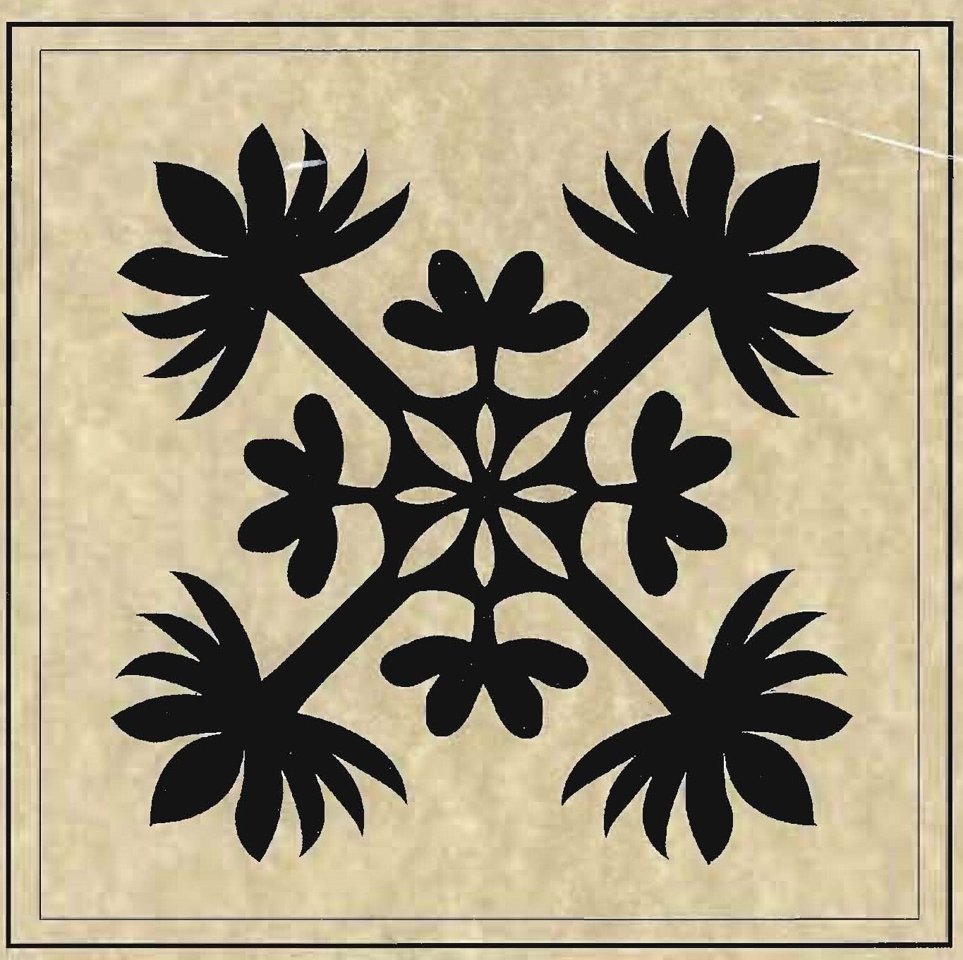 Naupaka Hawaii Polynesian Quilt Block Pattern - Etsy