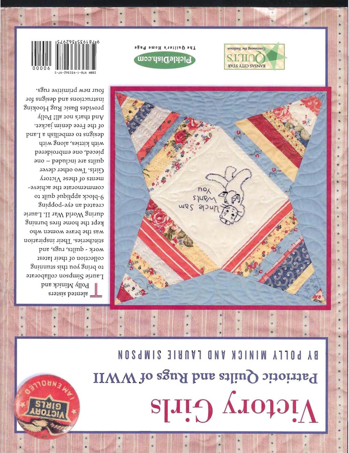 Victory Girls, Patriotic Quilts and Rugs for WWII by Polly Minick and ...