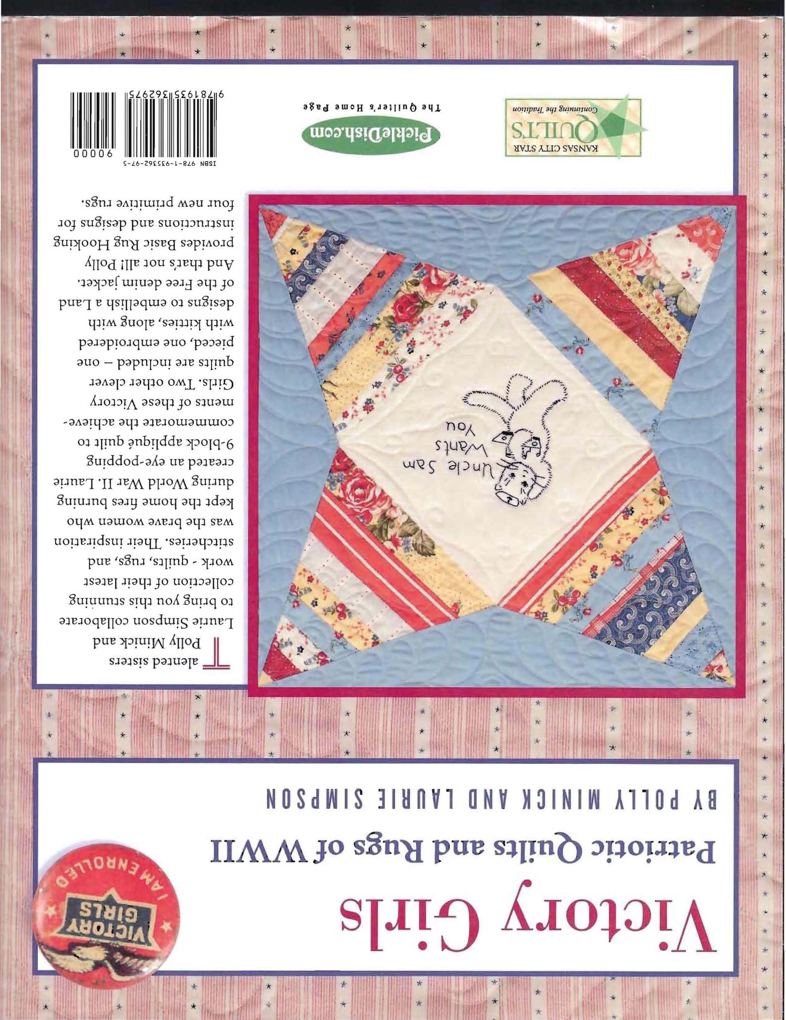 Victory Girls, Patriotic Quilts and Rugs for WWII by Polly Minick and ...