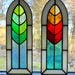 Tree Arched Window Stained Glass Pattern: 2 Sizes (PDF & SVG Download ...