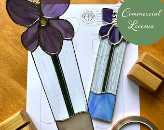 Carnation Stained Glass Pattern, Digital Download, Floral Suncatcher ...