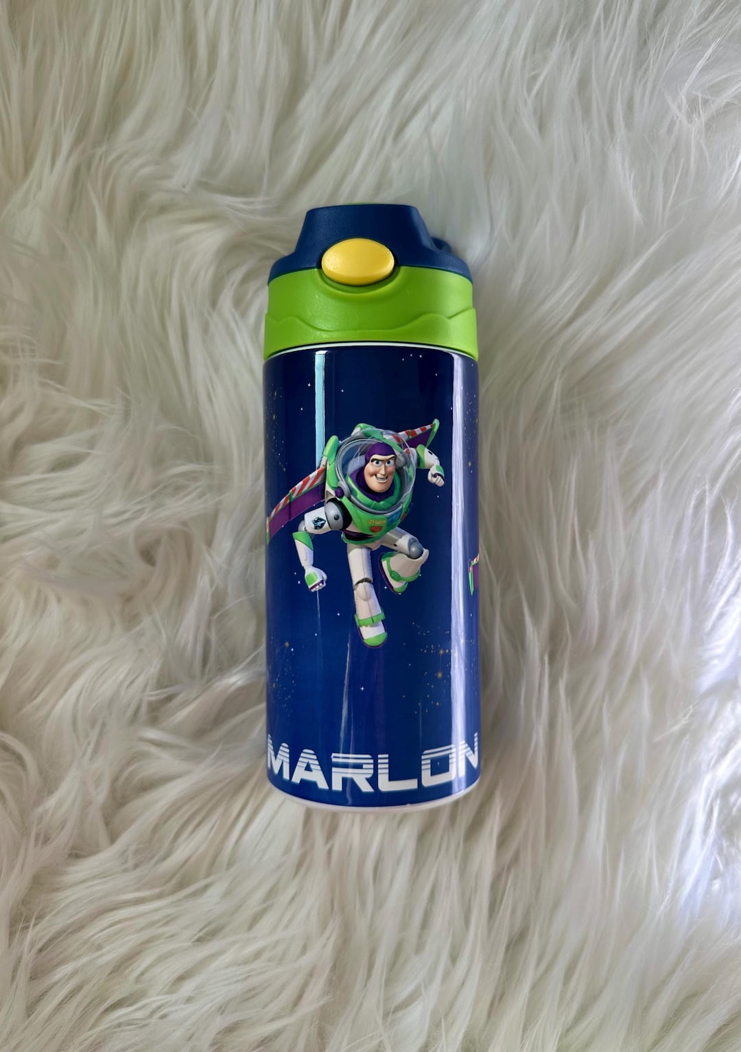 Buzz Lightyear 12oz Bottle, Toy Story, Kids Water Bottle, Back to ...