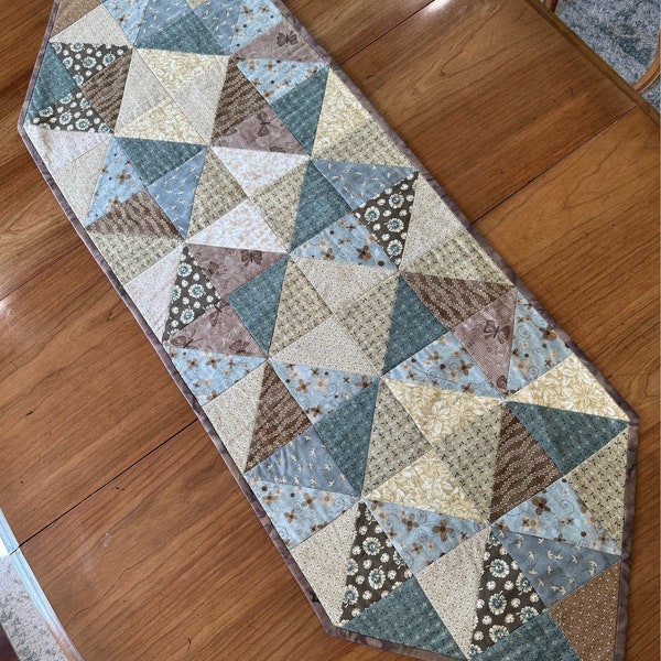Patchwork Table Runner - Etsy