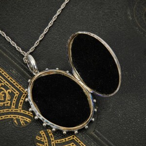 Victorian Silver 'amity, Eternity, Infinity, Locket - Etsy