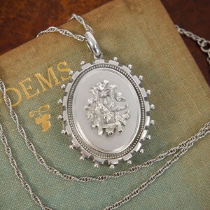 Victorian Silver 'amity, Eternity, Infinity, Locket - Etsy