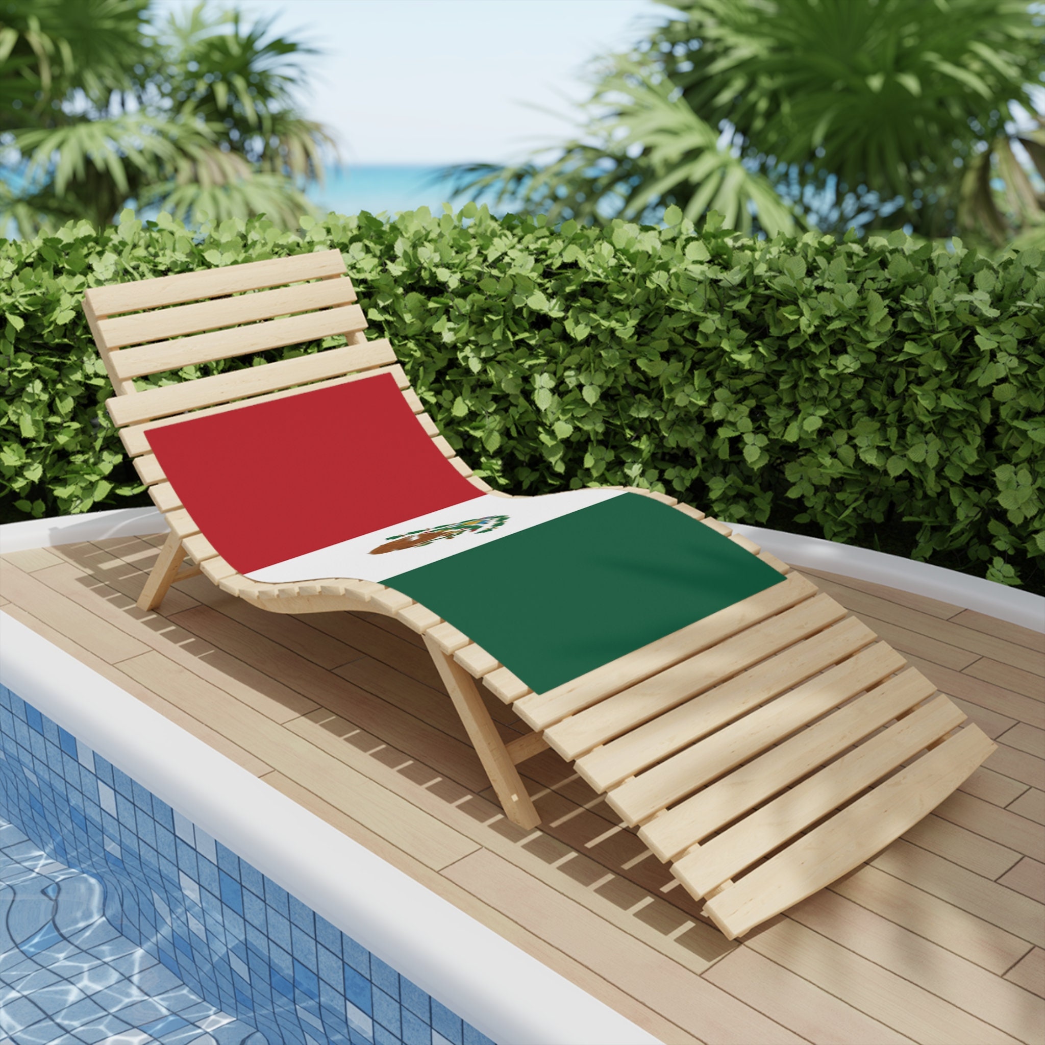 Beach Towels Featuring Mexico Flag Design. - Etsy
