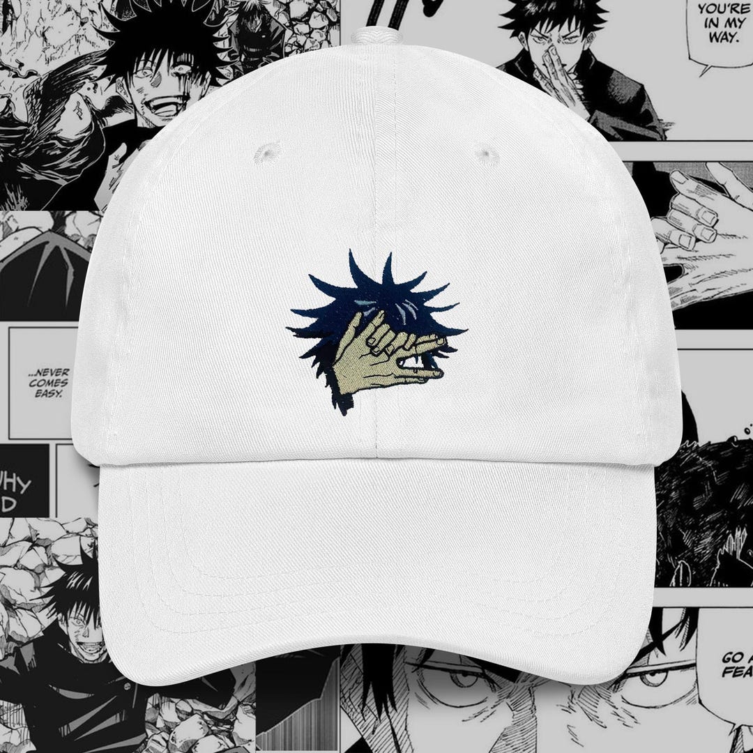 Megumi Embroidered Cap, JJK Jujutsu Kaisen,domain Expansion, Divine ...