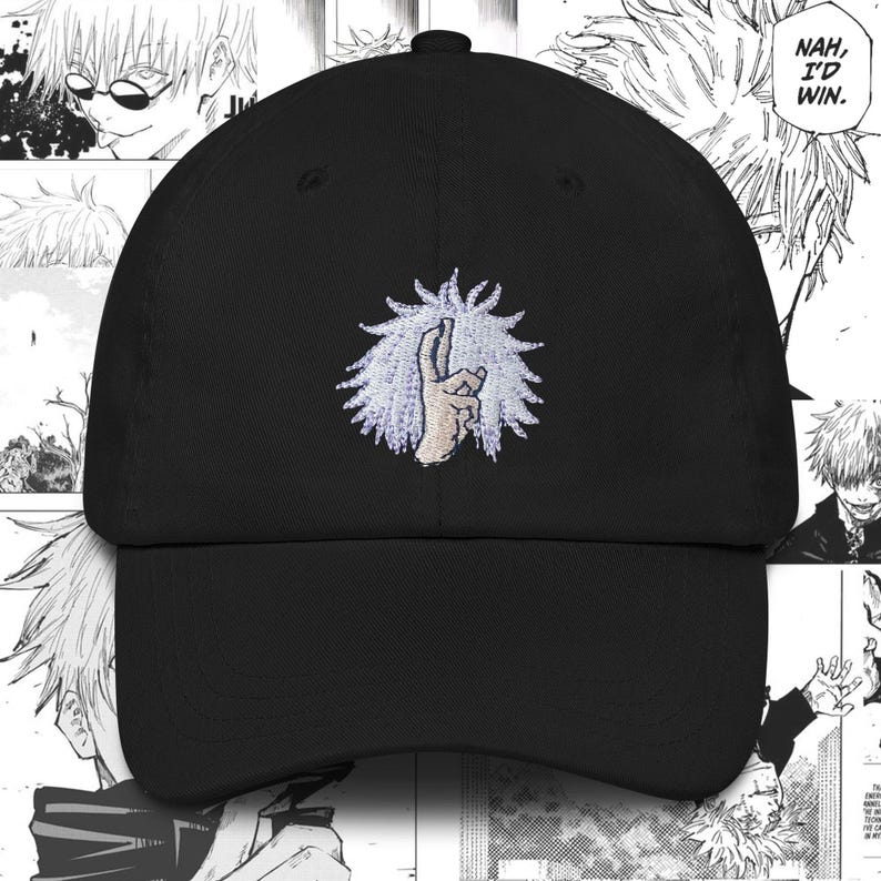 Satoru Gojo Embroidered Cap, JJK Jujutsu Kaisen,domain Expansion ...
