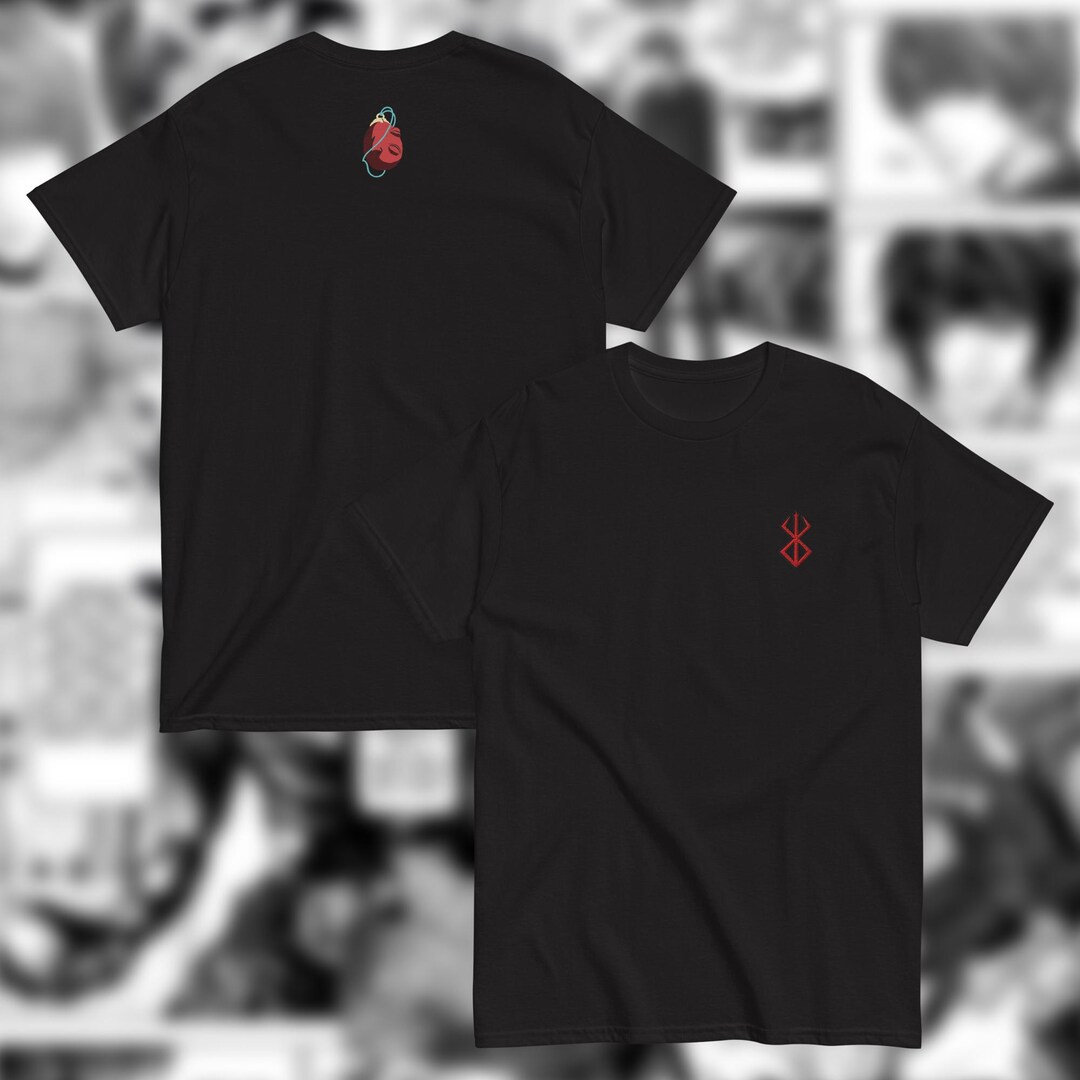 Berserk Sign + Behelit Embroidered Anime Tshirt, Behelit, Embroidered ...