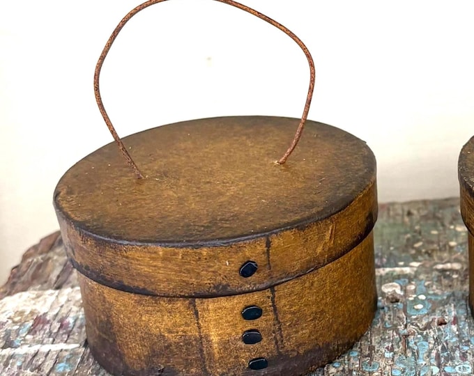 Mustard Yellow Primitive Pantry Boxes, Paper Mache Feather Tree ...