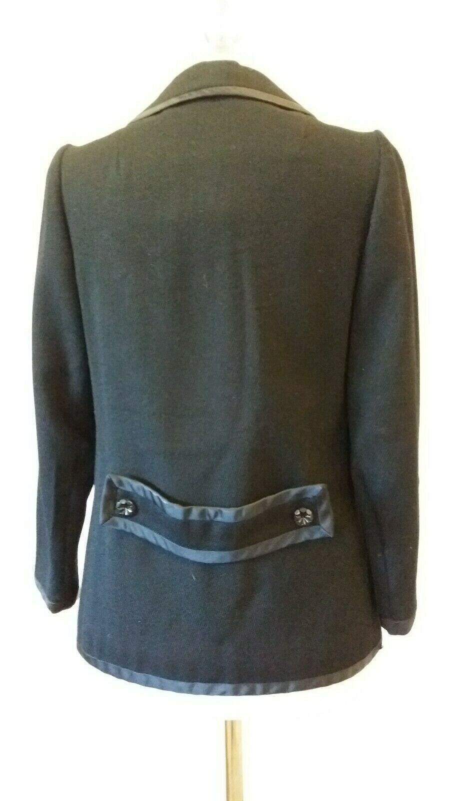 Vintage Lilli Ann Jacket Black Wool 1950s Blin & Blin - Etsy
