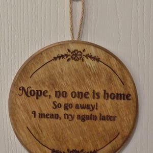 Home Wall Decor || Funny Front Door Sign - Etsy