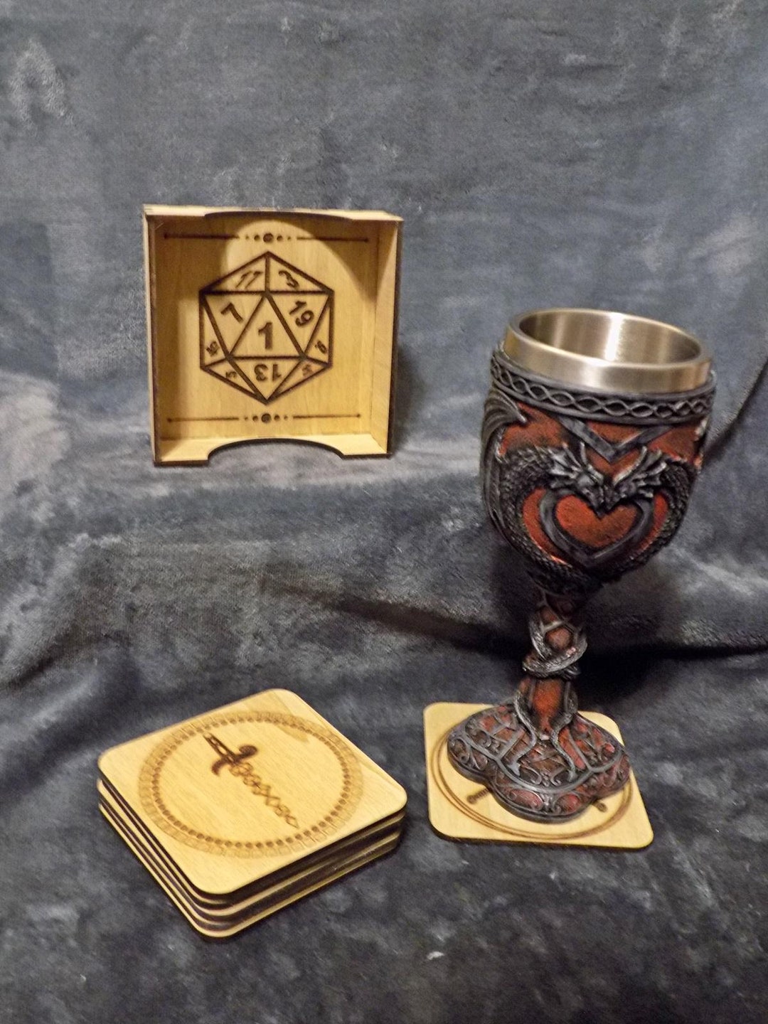 Gamer Coasters || Wooden Tabletop Gaming Coasters - Set of Six - Etsy