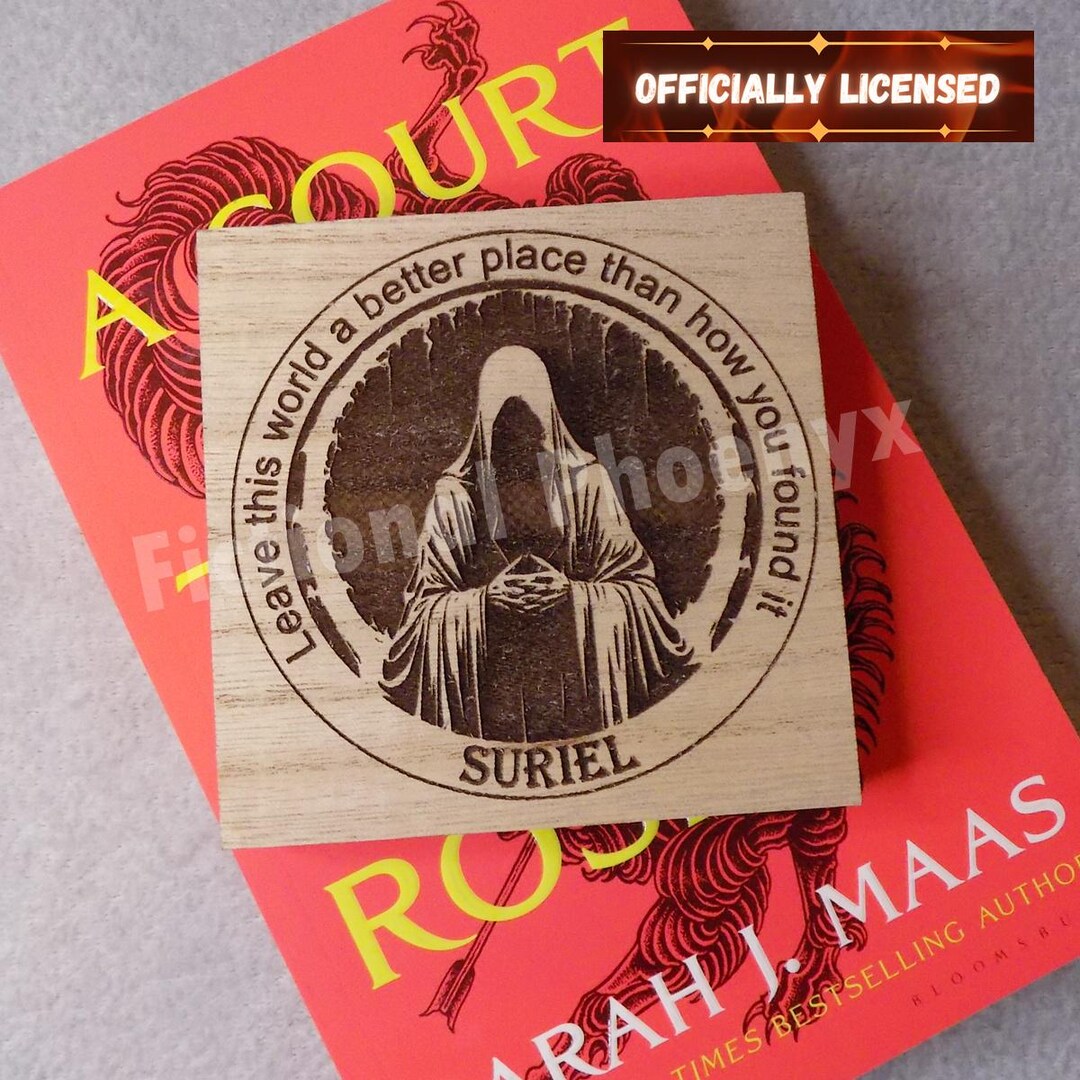 A Court of Thorns and Roses: Sarah J. Maas Shelf Decor || 4x4 Suriel ...