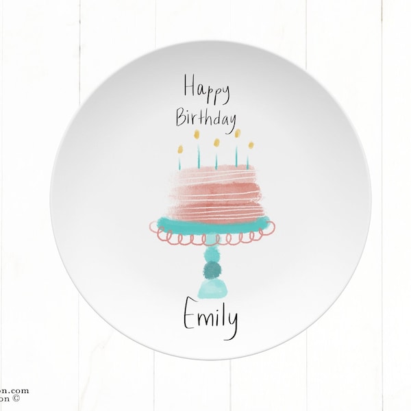 Birthday Plate - Etsy