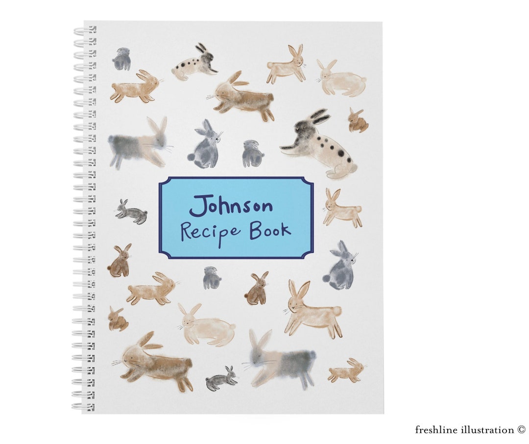 Recipe Book Cover Personalized - Etsy
