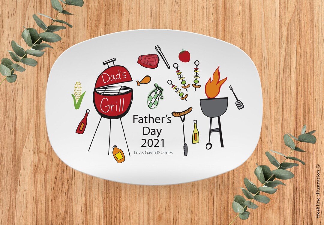 Fathers Day Plate, Fathers Day Platter, Gift From Son, Gift From ...