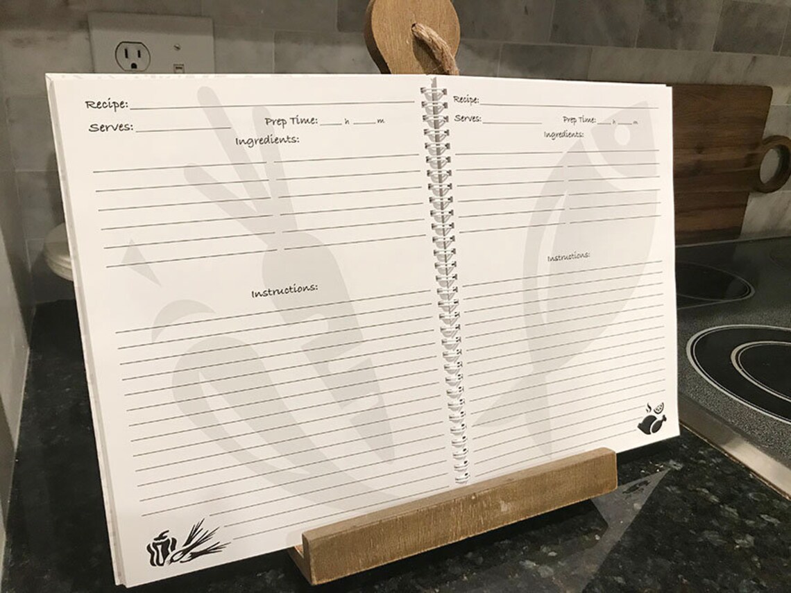 Spiral Bound Recipe Book | Etsy