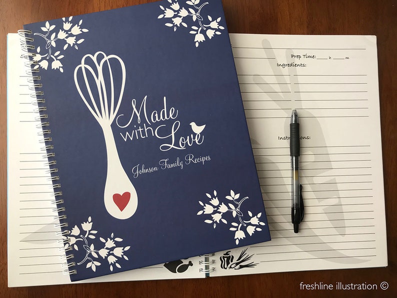 Spiral Bound Recipe Book - Etsy