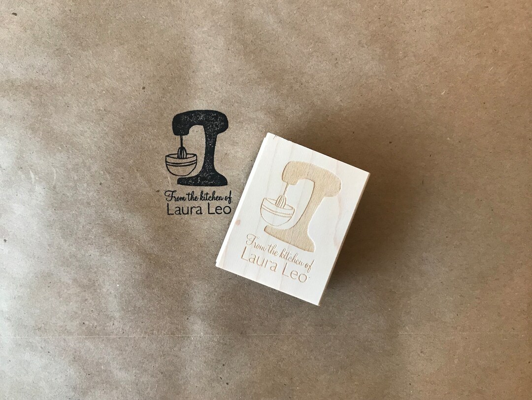 Personalized Recipe Card Stamp: From the Kitchen Of... - Etsy