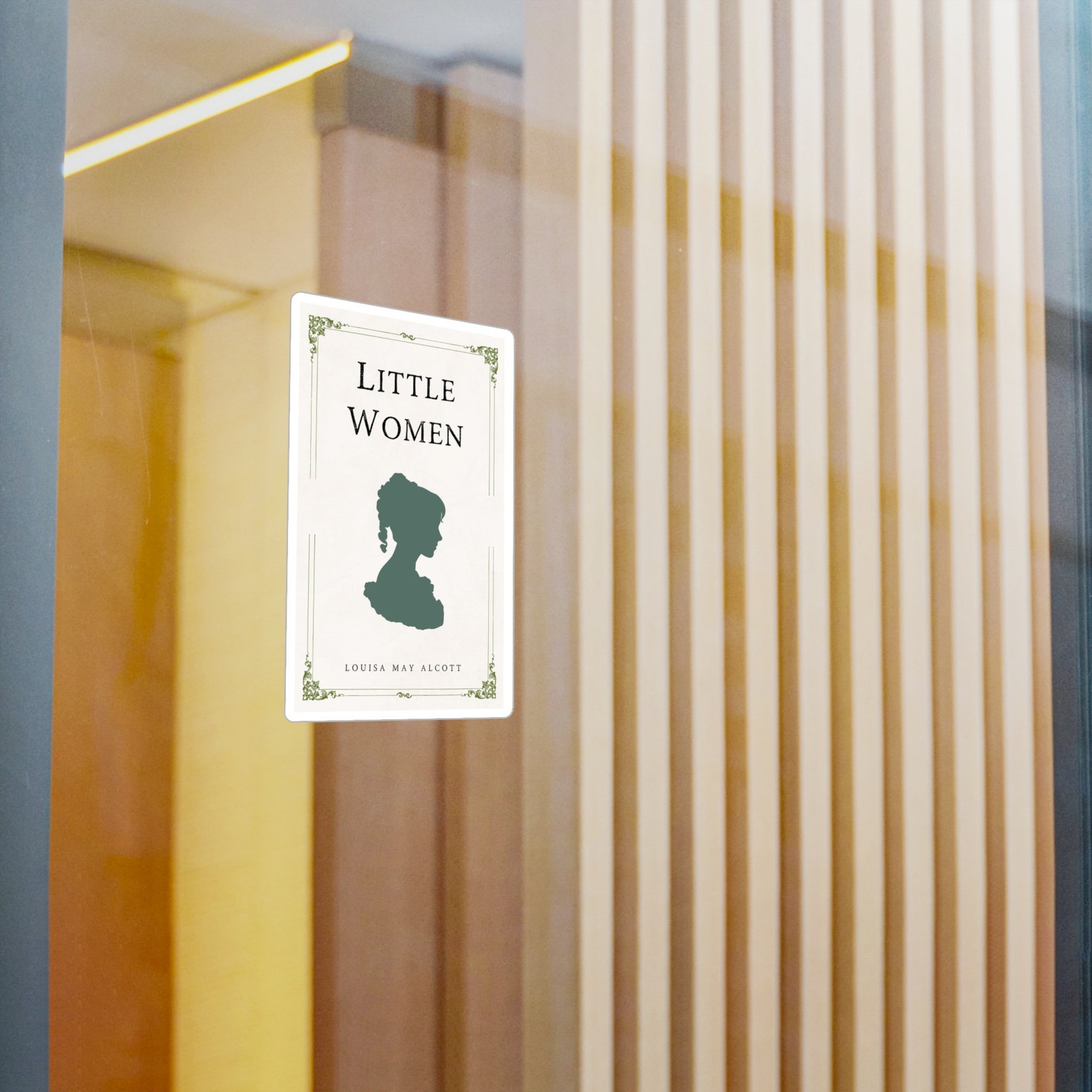 Little Women Vintage Book Cover Sticker - Water Bottle or Lap Top ...