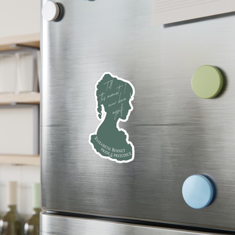 Pride and Prejudice Sticker: Elizabeth Bennet Quote, Laptop Decal - Etsy